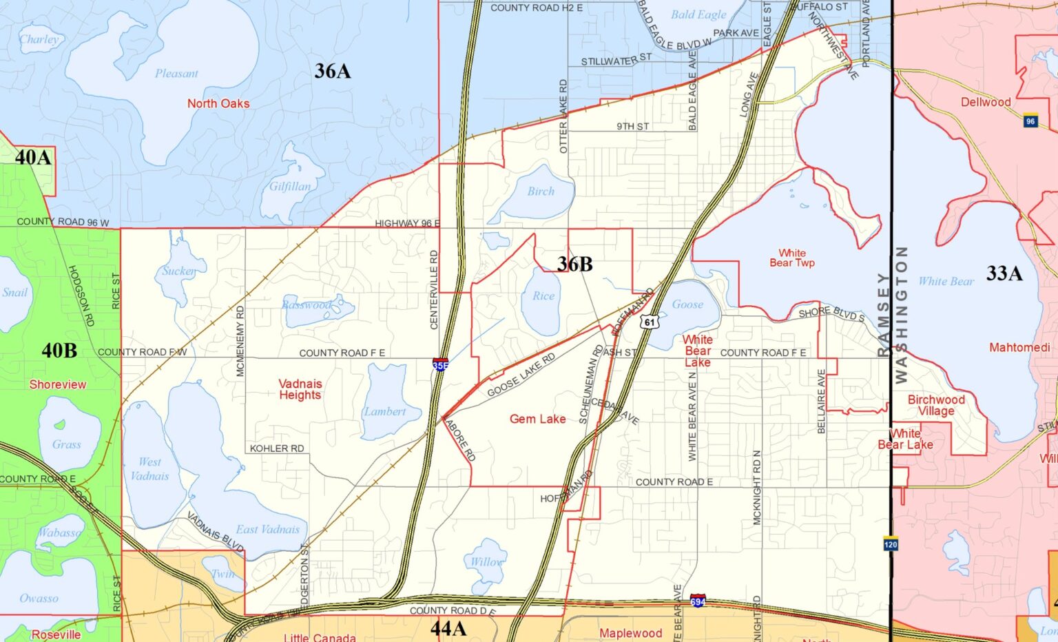 Map of District – Patty Bradway For House